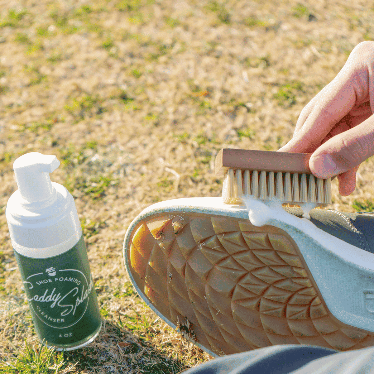 Ultimate Golf Shoe Cleaner Kit – On-the-Go Foaming Cleanser & Wipes ...