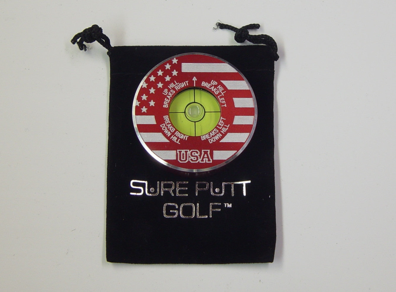 Sure Putt Pro Golf Green Reader - USA - Limited Edition Red – The Golf ...
