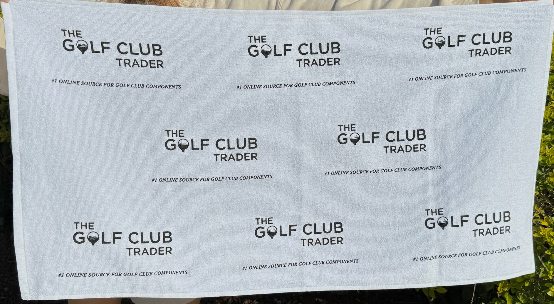 Large 22" x 42" Pro Caddy Towel w/ The Golf Club Trader Logo