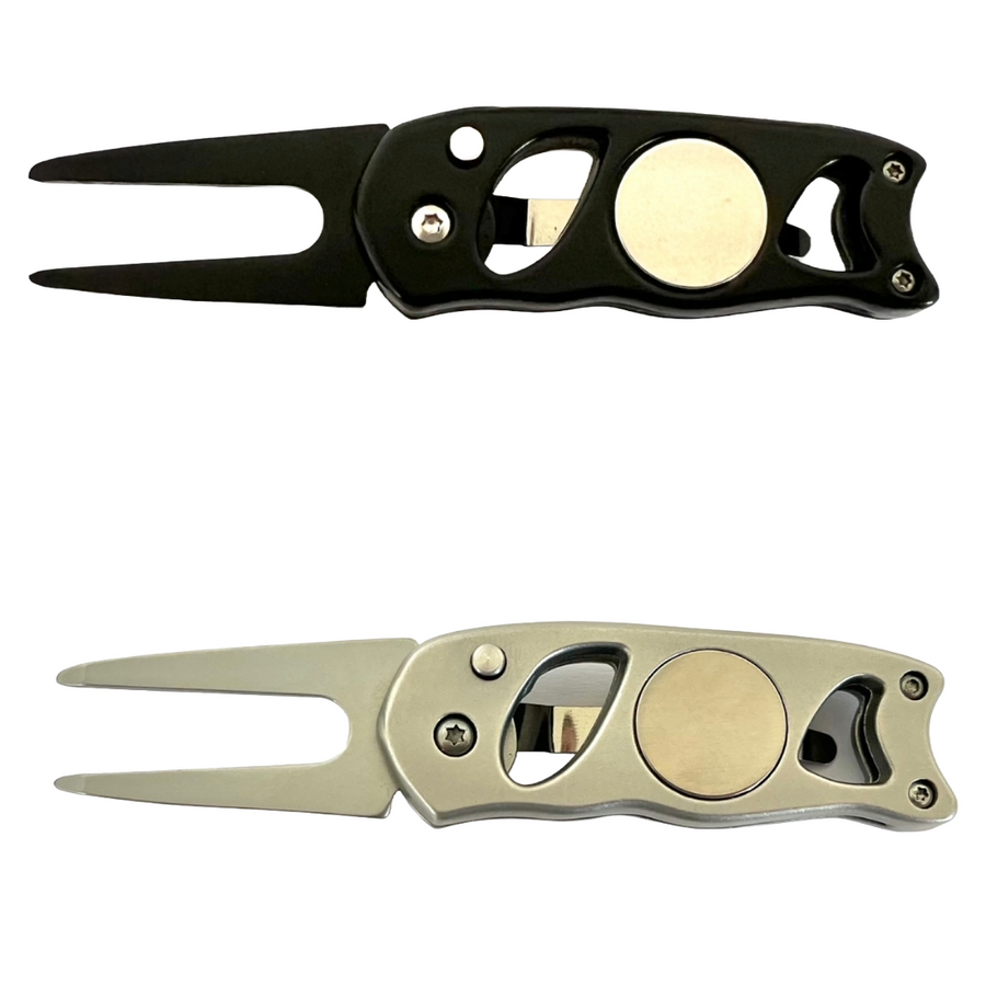 Golf Switchblade Divot Repair Tool w/ Ball Marker & Pocket Clip – The ...