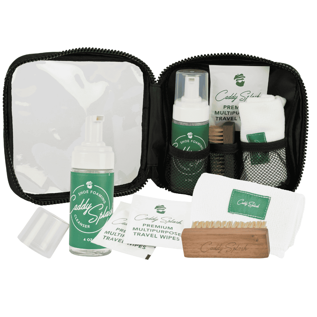 Ultimate Golf Shoe Cleaner Kit – On-the-Go Foaming Cleanser & Wipes ...